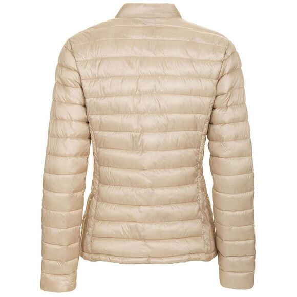 Fred Mello | Jackets & Coats | Fred Mello Chic Beige Short Nylon Down ...